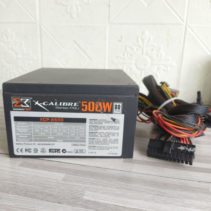 Jual PSU GAMING XIGMATEK 500W 80+ PLUS | Shopee Indonesia
