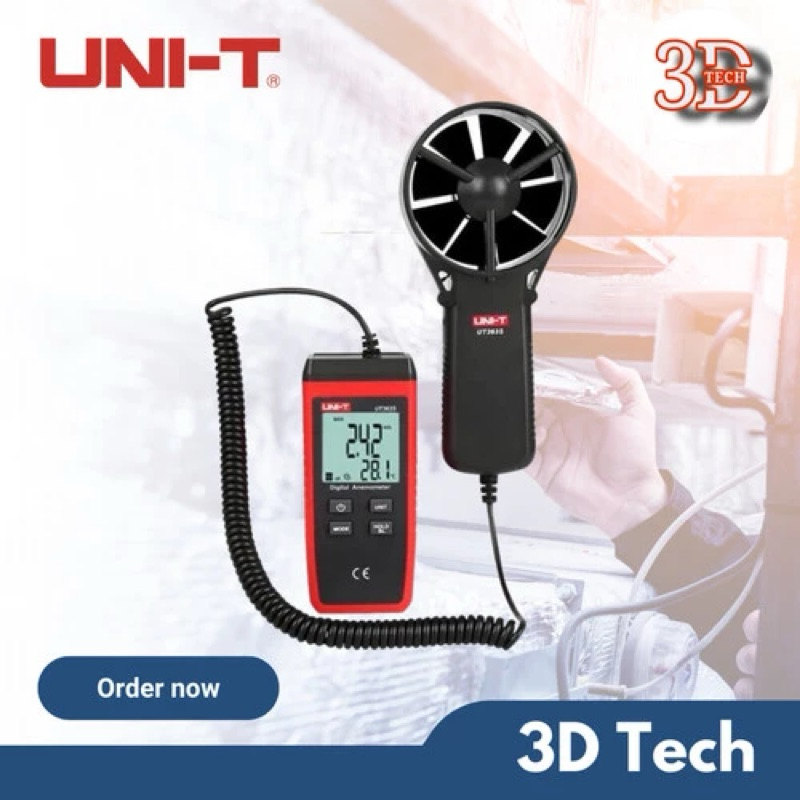 Jual UT363S Anemometer UNI-T Wind Speed Tester Flow Meter UT-363S Unit ...