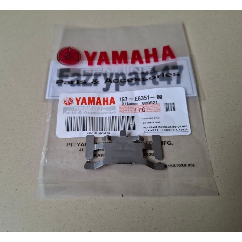 Jual Plat Penahan Tahanan Kampas Rem Dispad Jupiter Mx Fino Z1 Mio Soul ...