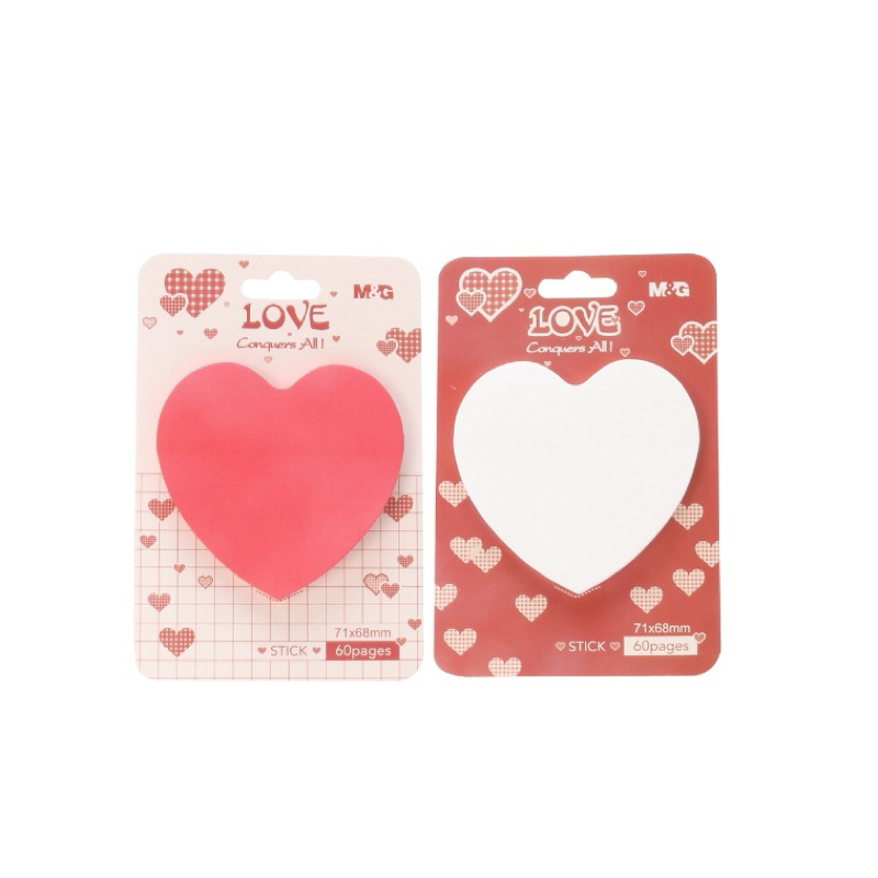 Jual Miniso x M&G Sticky Note Love Conqures Stationery / memopad sticky ...