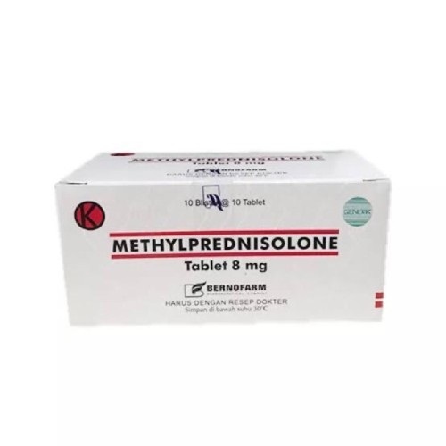 Jual METHYLPREDNISOLONE BERNOFARM 8 MG BOX 100 TABLET | Shopee Indonesia