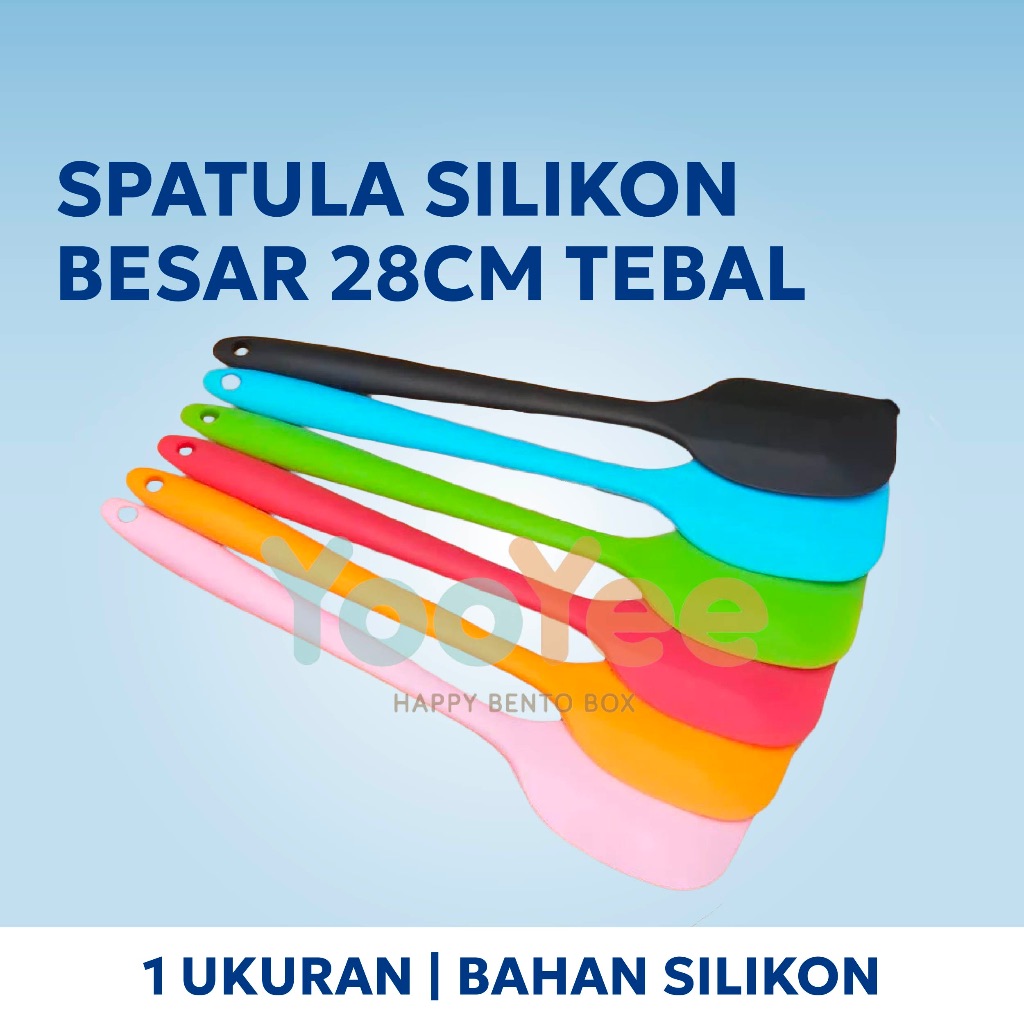Jual Yooyee Spatula Silikon Besar 28cm Tebal Tahan Panas Food Grade ...