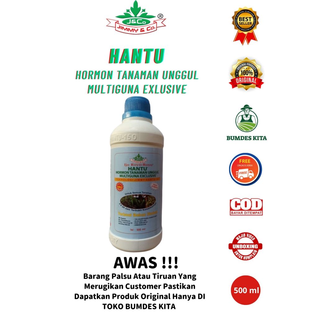 Jual Jimmy Hantu Pupuk Masa Pertumbuhan Hormon Tanaman Unggul ZPT ...