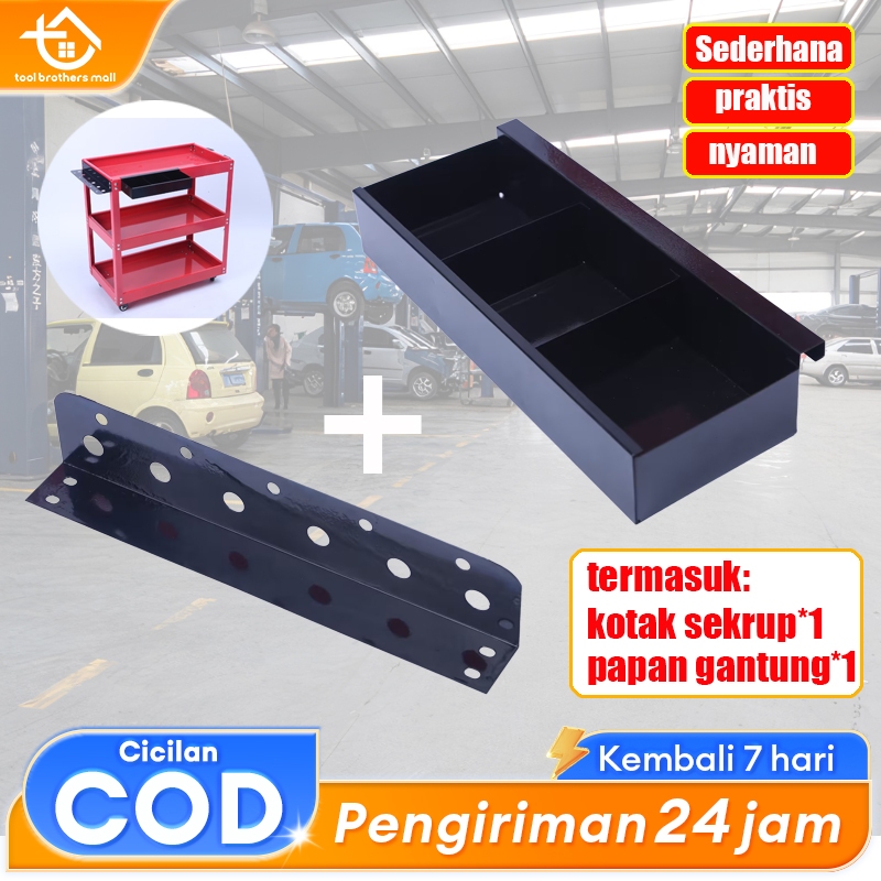 Jual Reaim Troli Bengkel Rak 3 Susun Aksesoris papan gantung kotak ...