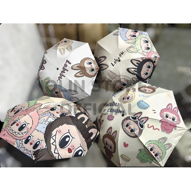 Jual Payung Lipat Karakter Labubu Viral Payung Hujan Panas | Shopee ...