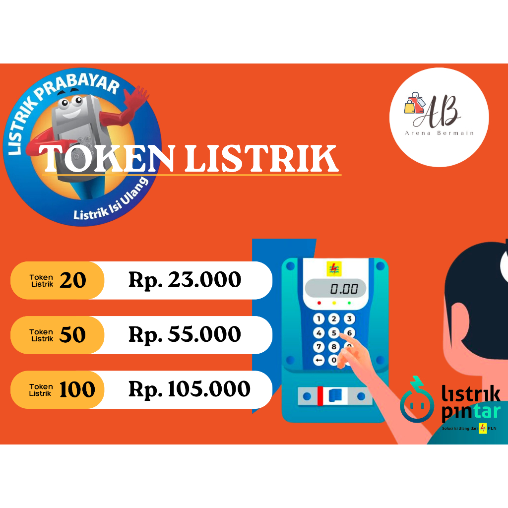 Jual TOKEN LISTRIK PLN !! MURAH !! PROSES CEPAT !! | Shopee Indonesia