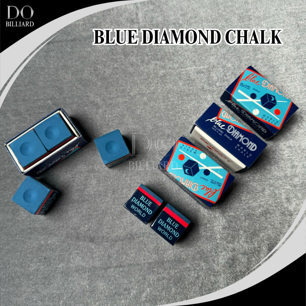 Jual Blue Diamond Chalk / Billiard Chalk / Kapur Billiard (Per 1 Pcs ...