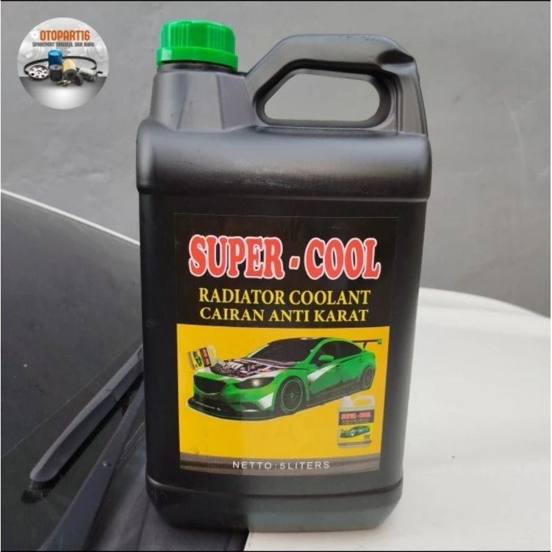 Jual Super Cool Cairan Radiator Coolant Hijau 5 Liter Original | Shopee ...