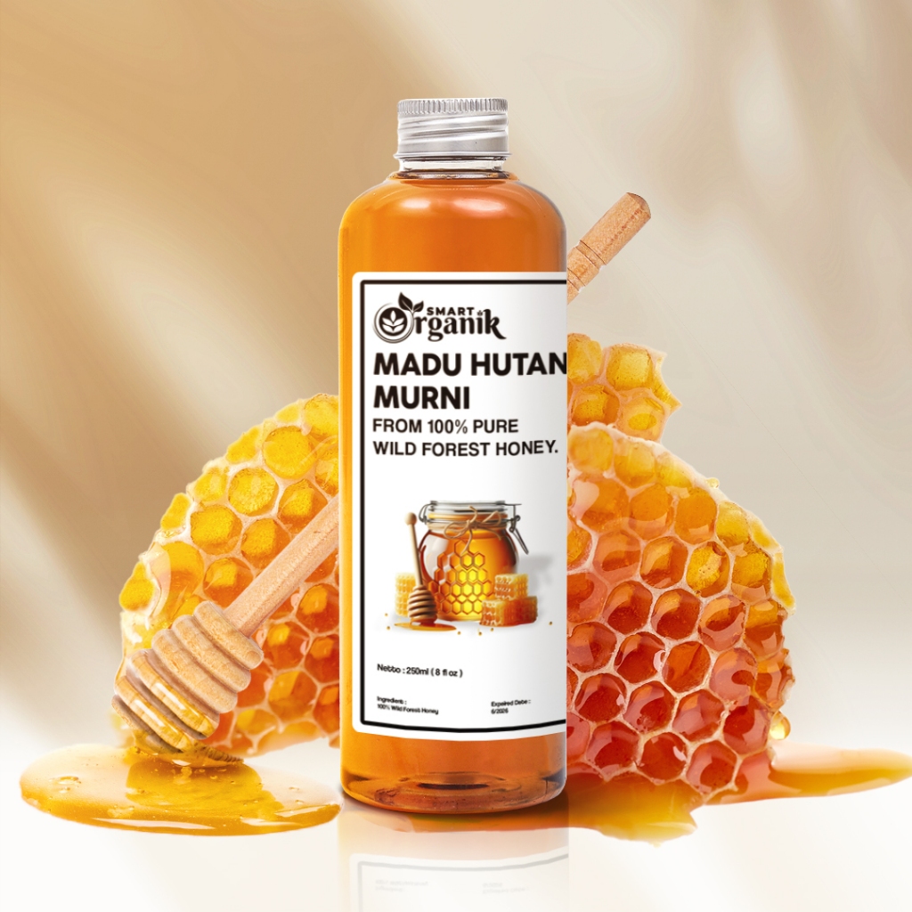 Jual SMART ORGANIK Madu Hutan Asli 250ml Alami / Natural Raw Forest ...