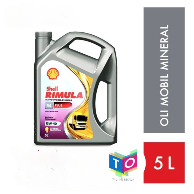 Jual Shell Rimula R4 Plus 15W-40 5liter Oli Mesin Shell Rimula | Shopee ...