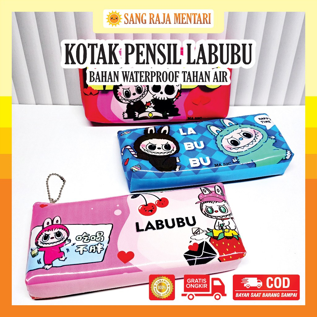 Jual Kotak Pensil Labubu Bahan Waterproof Anti Air Tempat Pensil ...