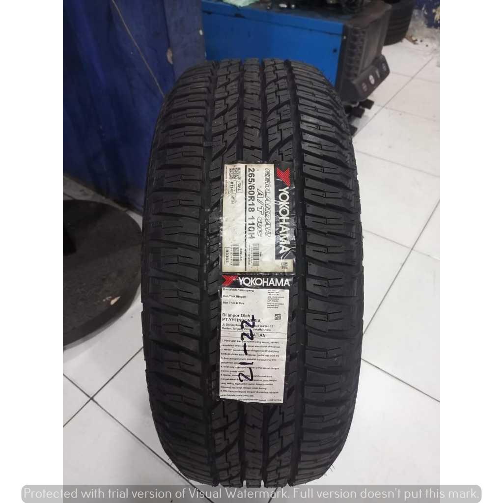 Jual BAN MOBIL RING 18 YOKOHAMA GEOLANDAR A/T -G015 110H UKURAN 265 60 ...