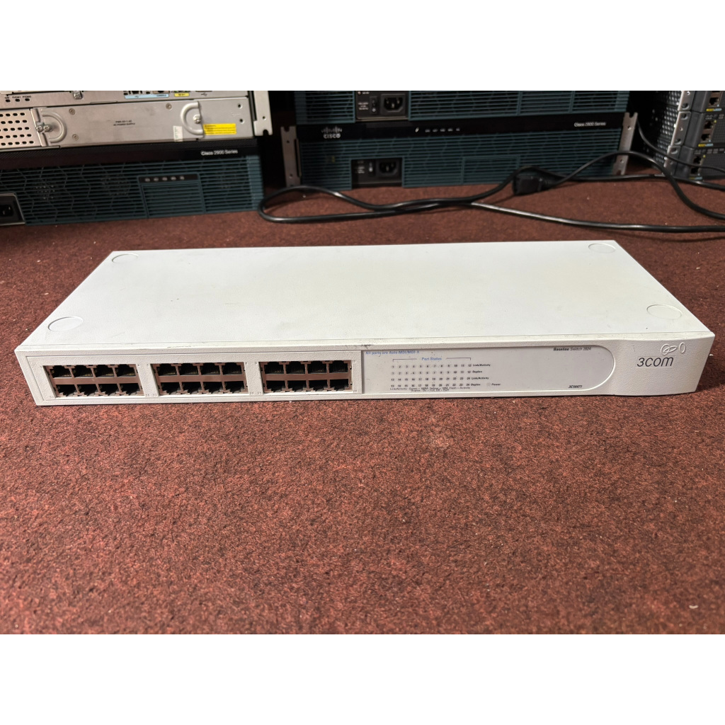 Jual Switch Hub 3Com Baseline 2024 24 port Fast Ethernet 100 Mbps ...