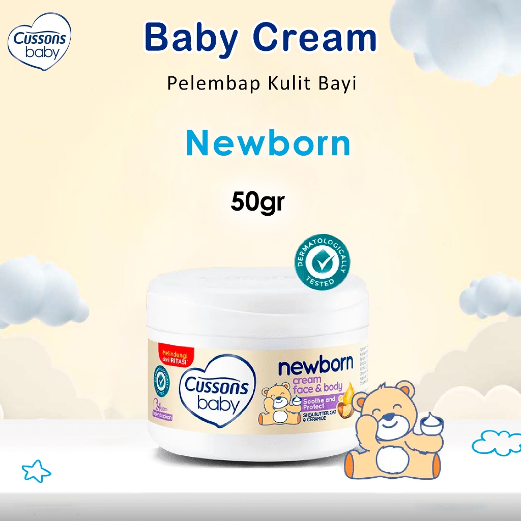 Jual Cussons Baby Cream Newborn 50gr Krim Lembut Untuk Melembapkan Kulit Bayi Baru Lahir ...