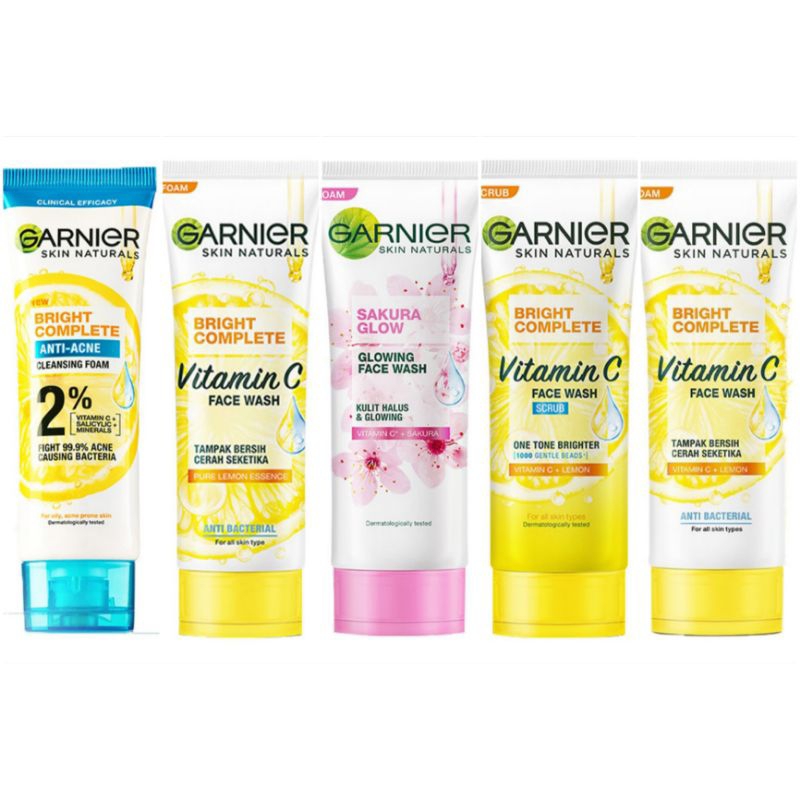 Jual Garnier Face Wash Facial Foam 100 ml | Shopee Indonesia