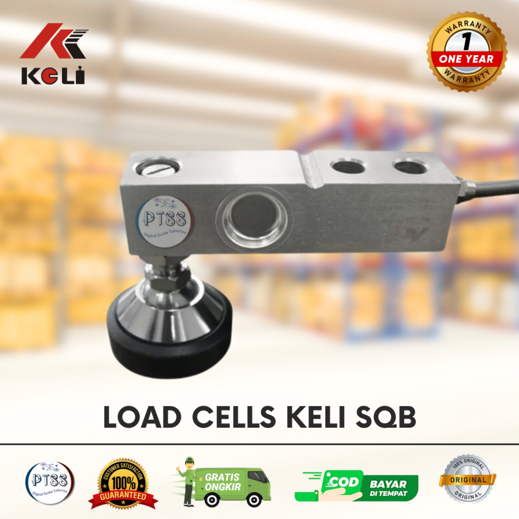 Jual load cell keli SQB 5 ton / load cell shear beam 5ton | Shopee ...