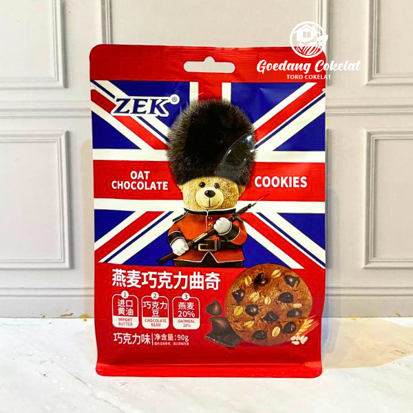 Jual Zek Oats Chocolate Choco Cookies / Zek Cookies 90g | Shopee Indonesia
