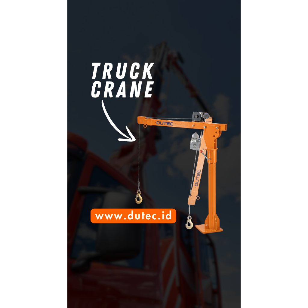 Jual Dutec Lifting Crane Katrol Mobil Truk Mini Truck Crane 500Kg ...