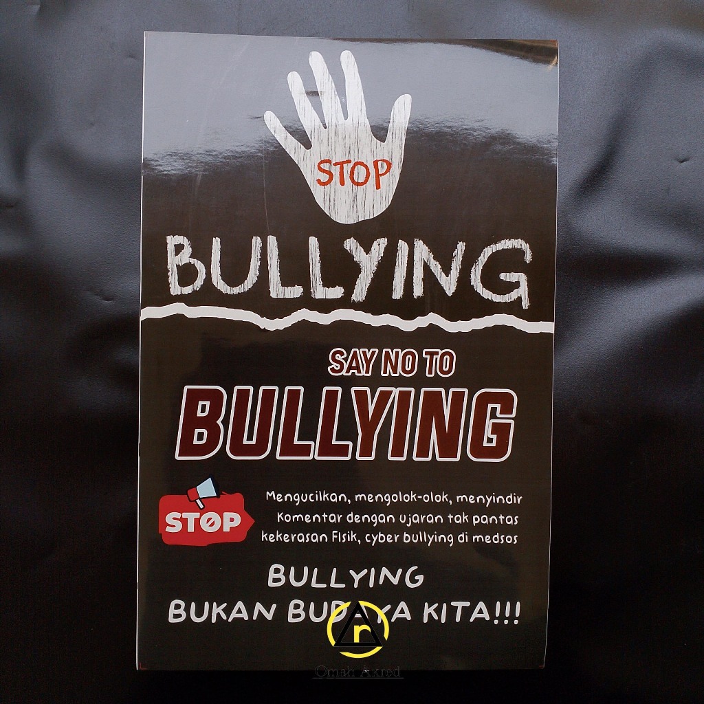 Jual Stiker Stop Bullying - Say No To Bullying - Stiker Perundungan ...
