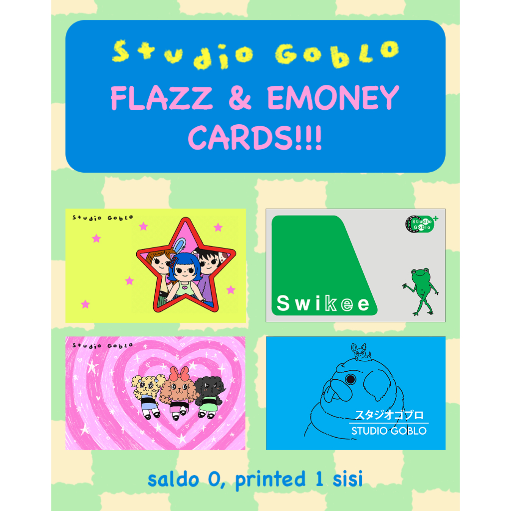 Jual Studio Goblo Flazz / E-Money cards | Shopee Indonesia