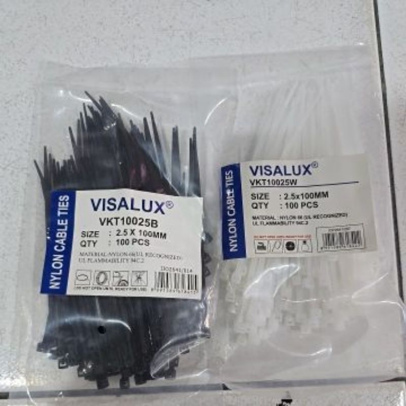 Jual kabel ties visalux 2.5x100mm | Shopee Indonesia