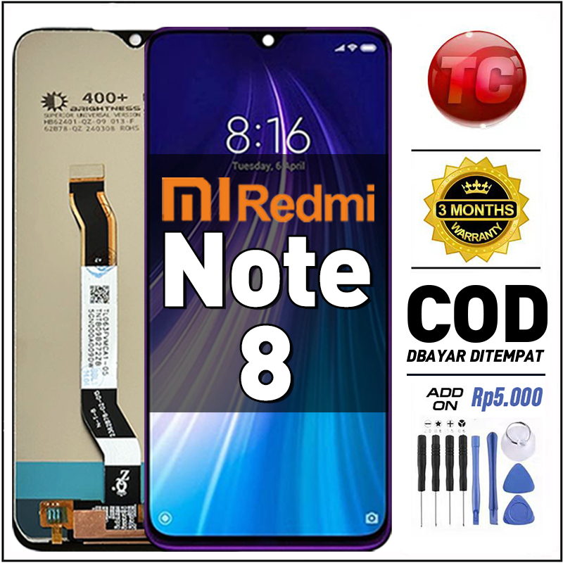 Jual LCD Redmi NOTE 8 Original 100% Fullset Asli Ori Touchscreen ...