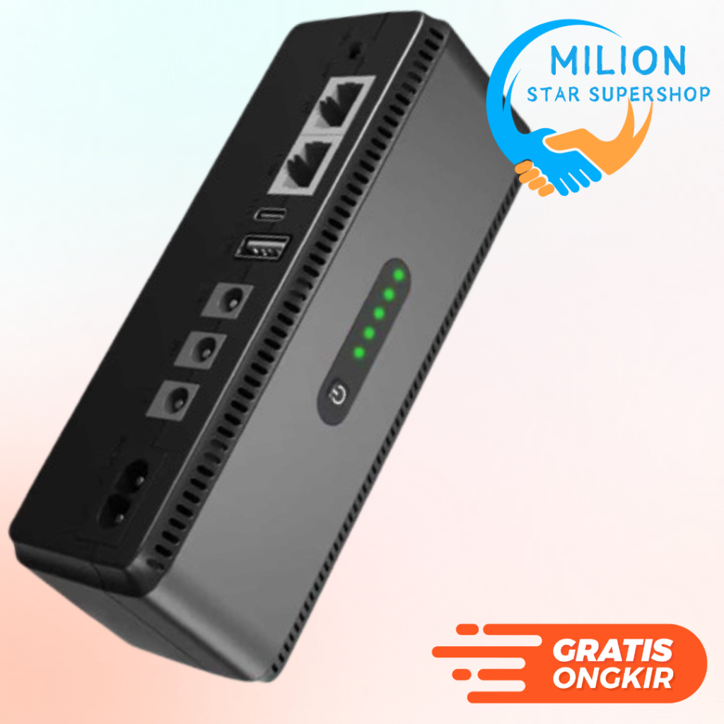 Jual UPS Power Supply Backup Cadangan Elektrik Listrik Multi Port ...