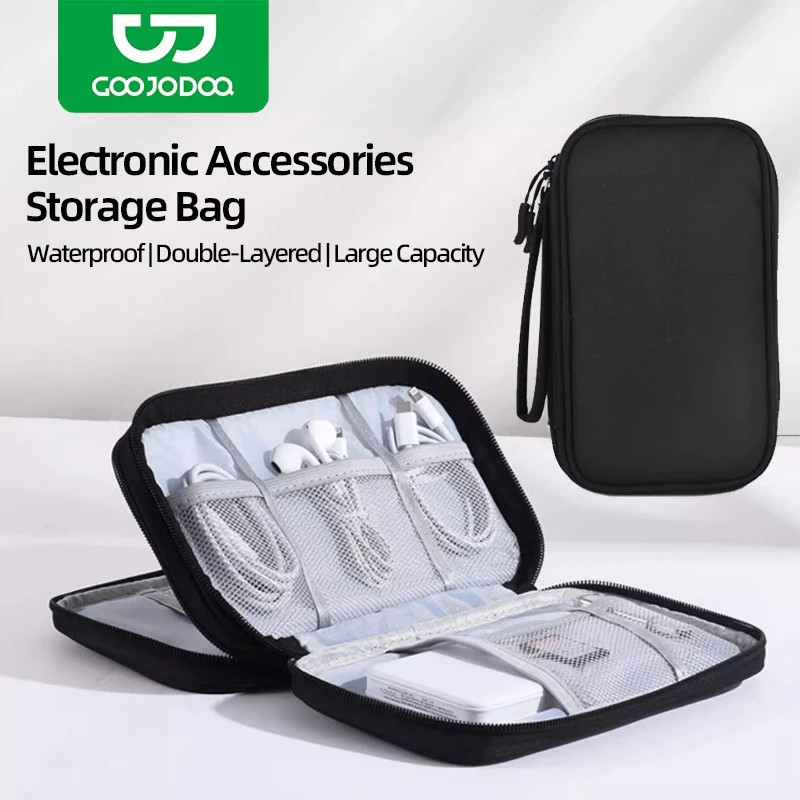 Jual GOOJODOQ Multi Purpose Gadget Storage Travel Pouch Bag w/ Strap ...