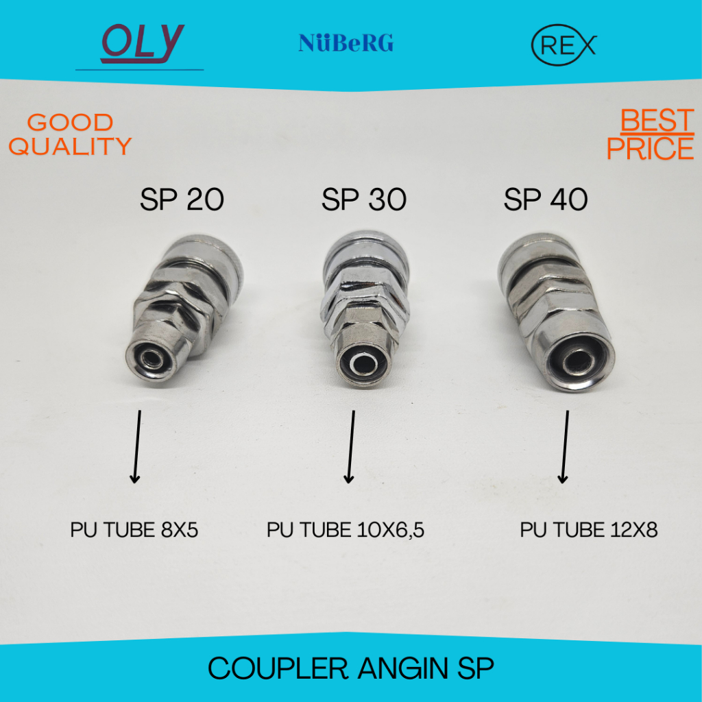 Jual SP 20 / SP 30 / SP 40 QUICK COUPLER KOMPRESSOR ANGIN | Shopee ...