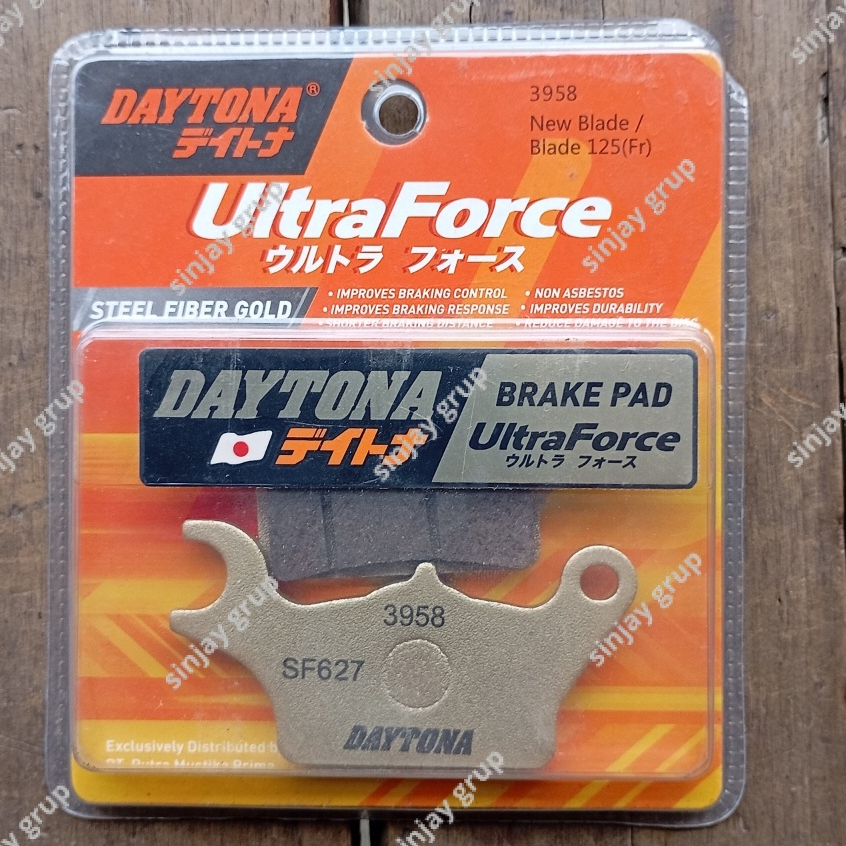 Jual Daytona Ultra Force Kampas Rem Depan Revo Absolute Blade 110 Supra ...