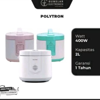 Jual RICE COOKER POLYTRON 2 LITER/400 WATT. PRC-1201&PRC-1202. | Shopee Indonesia