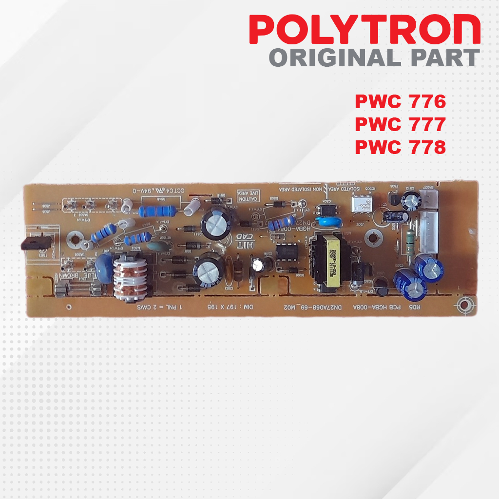 Jual MODUL PCB Dispenser Polytron Hydra Galon Bawah PWC 776 777 778 ...