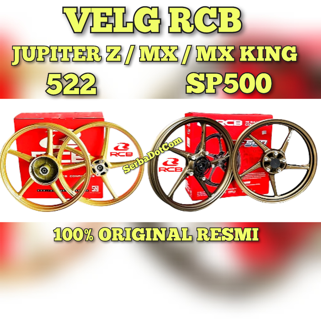Jual VELG RCB SP 522 500 SP500 SP522 RACING BOY MX KING JUPITER Z VEGA ...