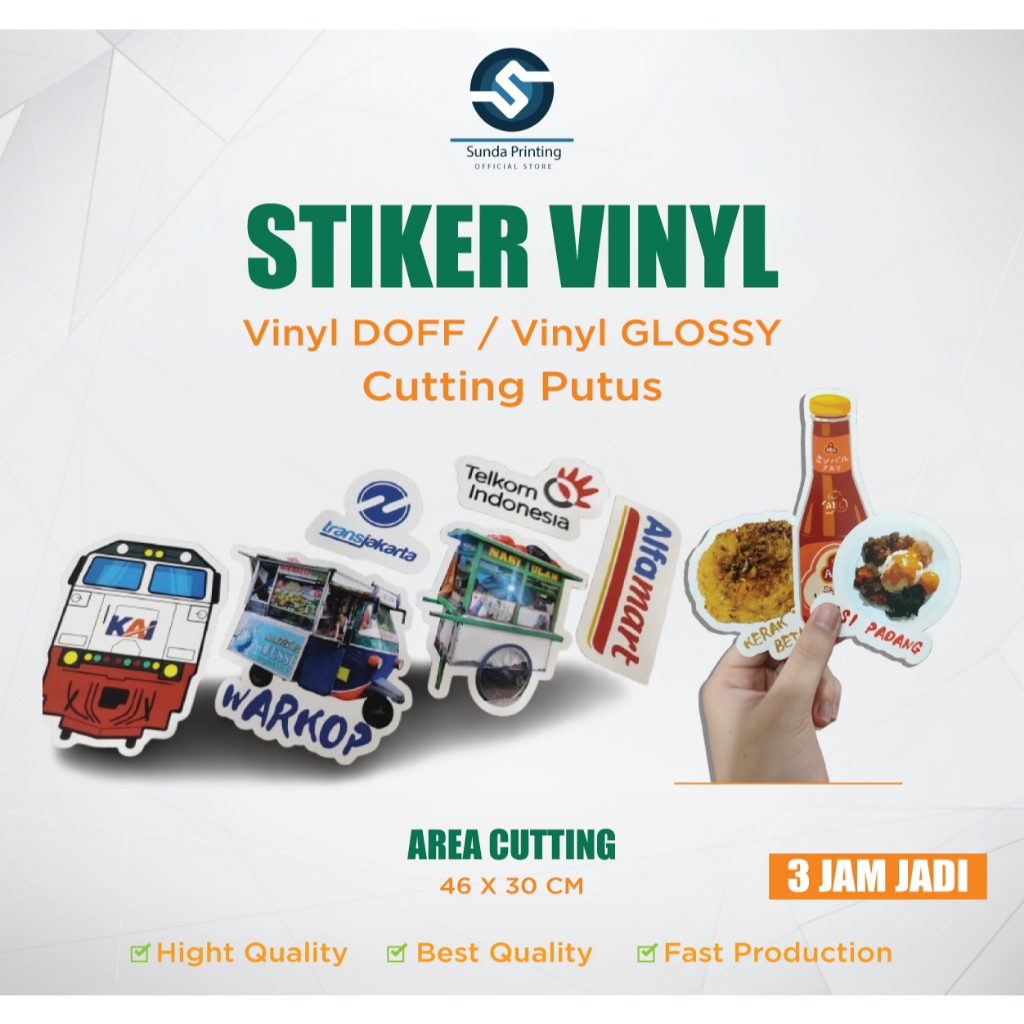 Jual CETAK LABEL VINYL CUTTING PUTUS A3+ | Shopee Indonesia