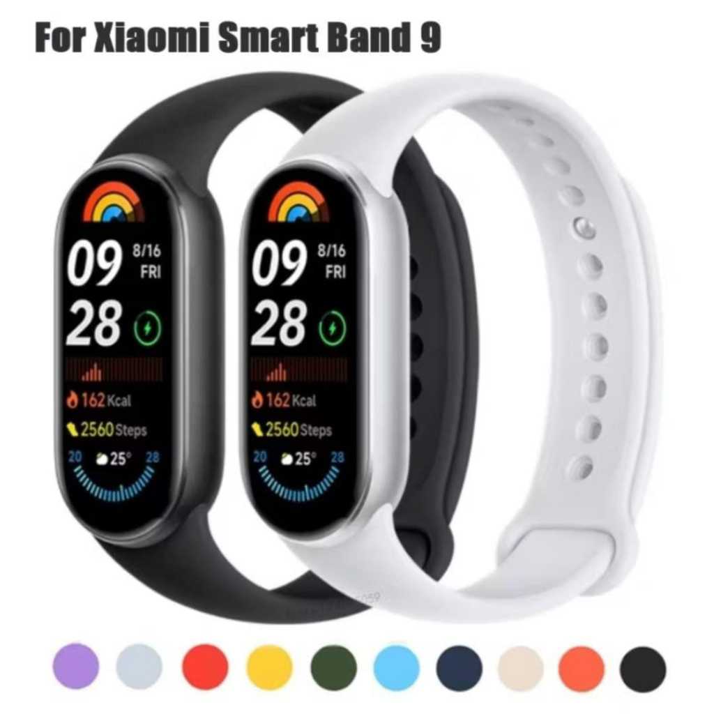 Jual Strap Silicone / Tali Jam Xiaomi Smart Band 8 / Band 9 | Shopee Indonesia