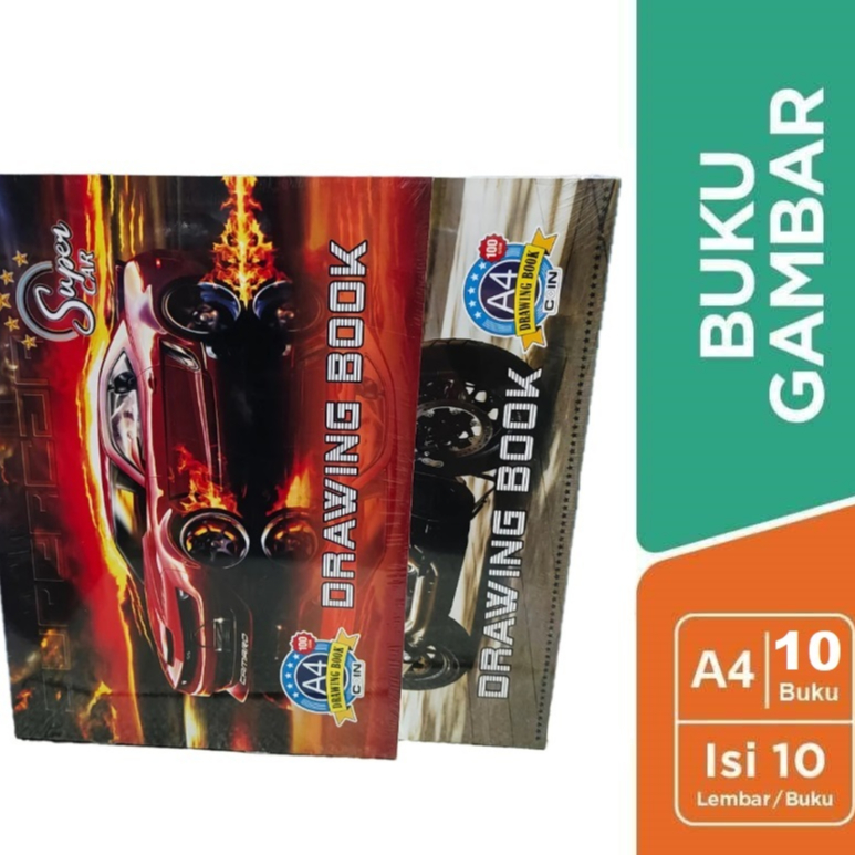 Jual BUKU GAMBAR A4 /A3 COIN MURAH 1 PAK ISI 10 BUKU | Shopee Indonesia