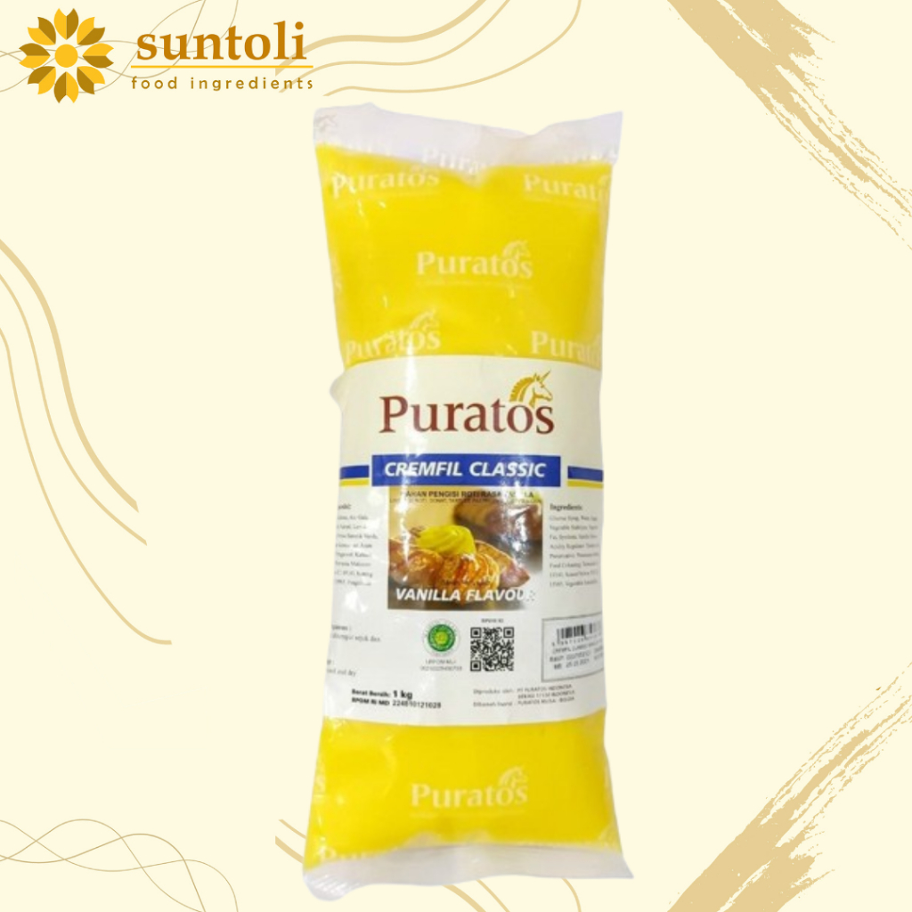 Jual PURATOS CREMFIL CLASSIC VANILLA / Filling Siap Pakai Rasa Vanila ...