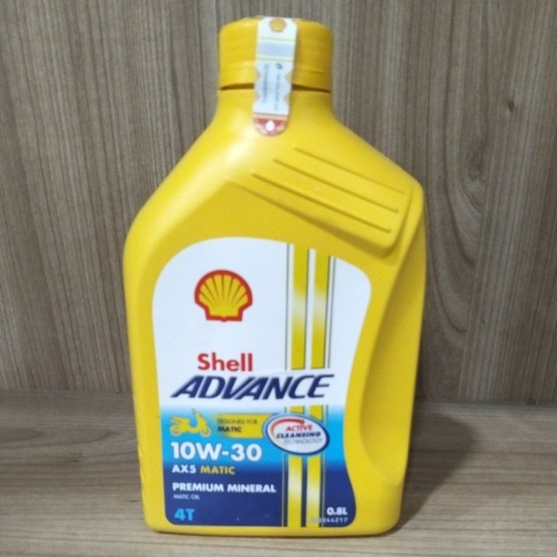 Jual OLI SHELL ADVANCE SCOOTER MATIC AX5 10W-30 800ML | Shopee Indonesia