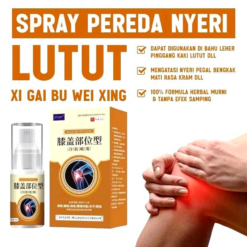 Jual 𝐎𝐑𝐈𝐆𝐈𝐍𝐀𝐋 Spray Semprot Nyeri Lutut Nyeri Sendi Nyeri Otot Nyeri ...