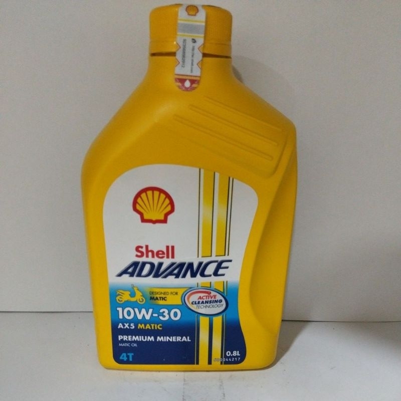 Jual OLI SHELL ADVANCE AX5 SCOOTER MATIC 10W-30 800ML | Shopee Indonesia