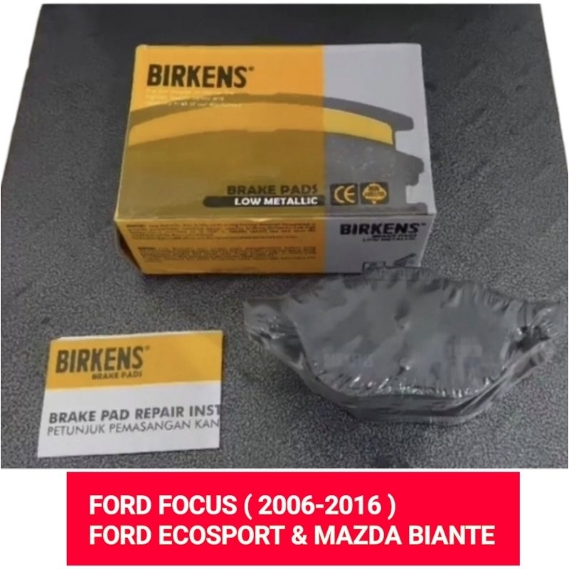 Jual Kampas Rem Depan Ford Focus Ecosport Mazda Biante Birkens | Shopee ...
