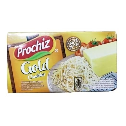Jual Pro Chiz Keju Gold Cheddar Serbaguna 160g - ED Jan 26 | Shopee ...