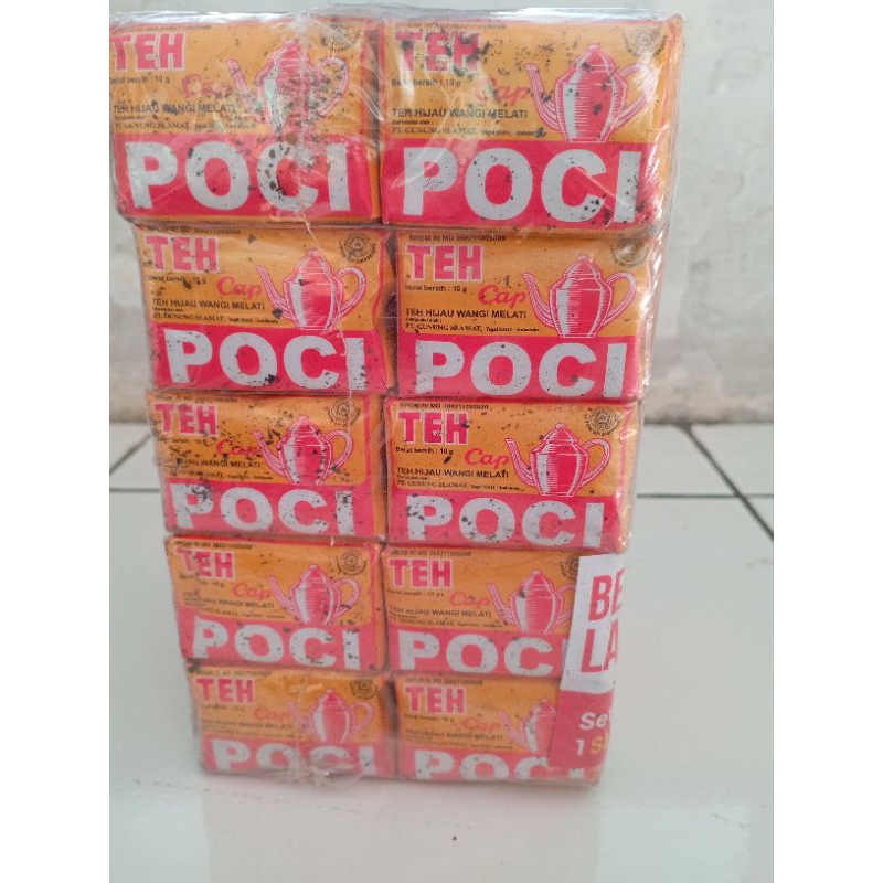 Jual teh poci kuning 1slop isi 50pcs/teh poci Tegal | Shopee Indonesia