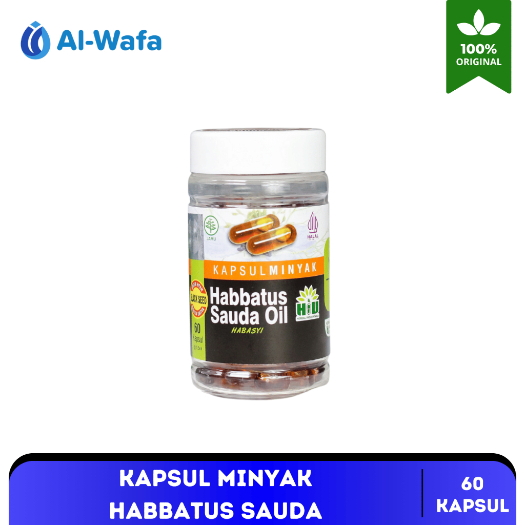 Jual HIU HABBATUS SAUDA Isi 60 Kapsul Black Seed Oil Untuk Immunitas ...