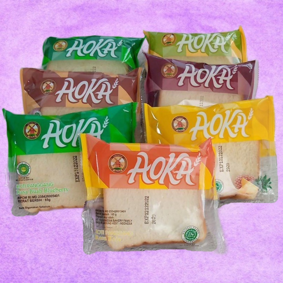 Jual Roti Aoka 65gr All Varian Rasa | Shopee Indonesia