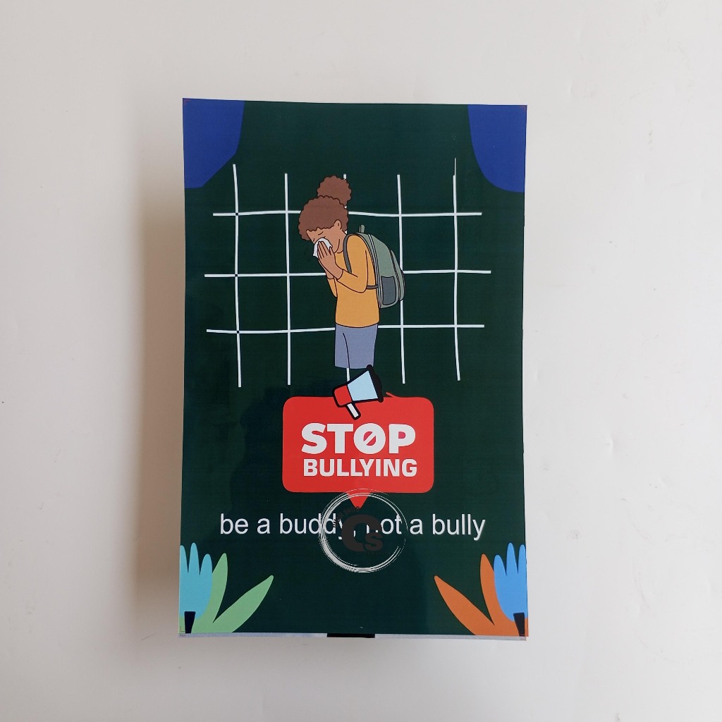 Jual Stiker Stop Bullying - Be A Buddy Not A Bully - Stiker Perundungan ...
