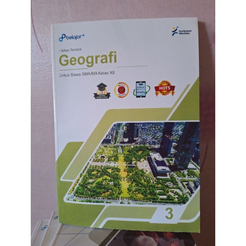 Jual buku geografi kelas 12 XII 3 sma ma merdeka belajar plus kurikulum merdeka belajar | Shopee ...