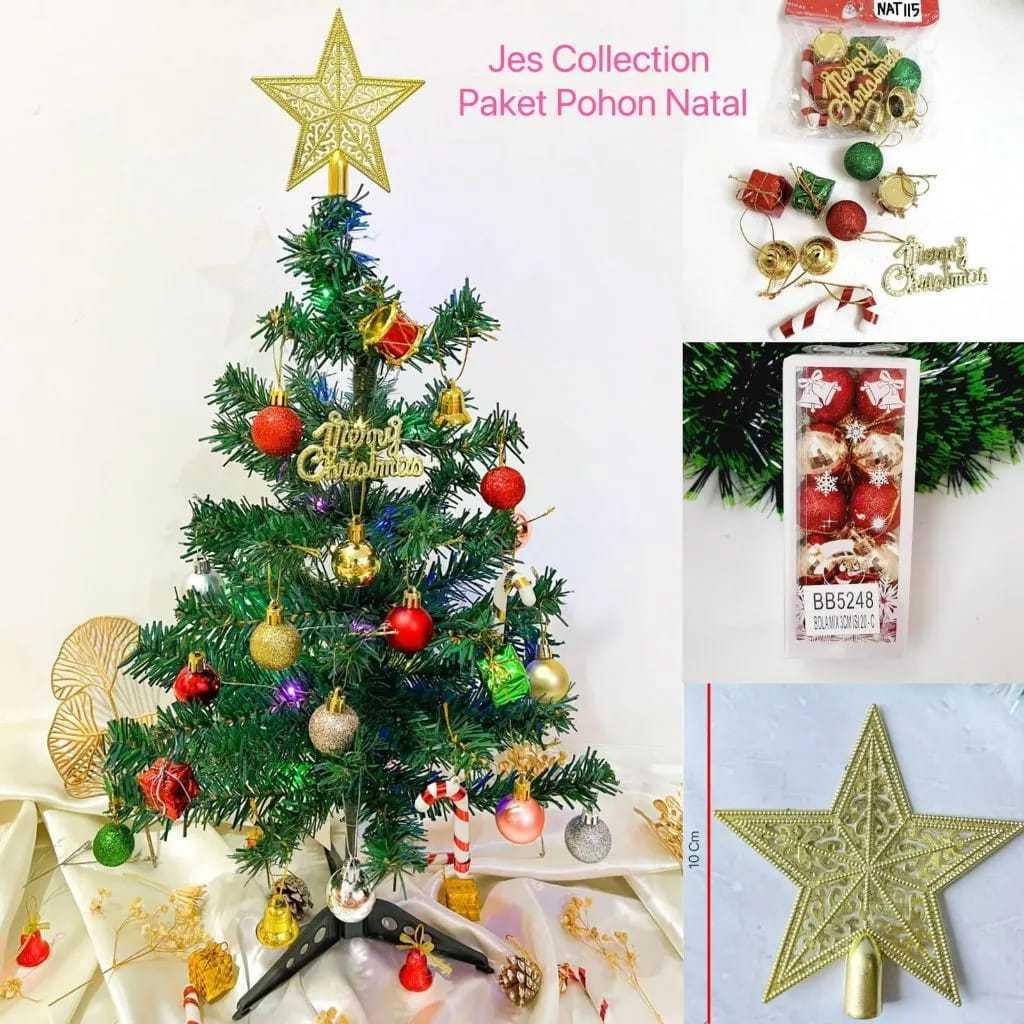 Jual POHON NATAL PORTABLE 60 90 CM dan PAKET DEKORASI POHON LENGKAP ...