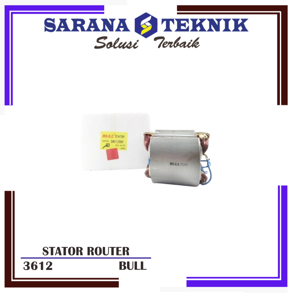 Jual STATOR / SPUL PROFIL DUDUK ROUTER 3612BR BULL | Shopee Indonesia