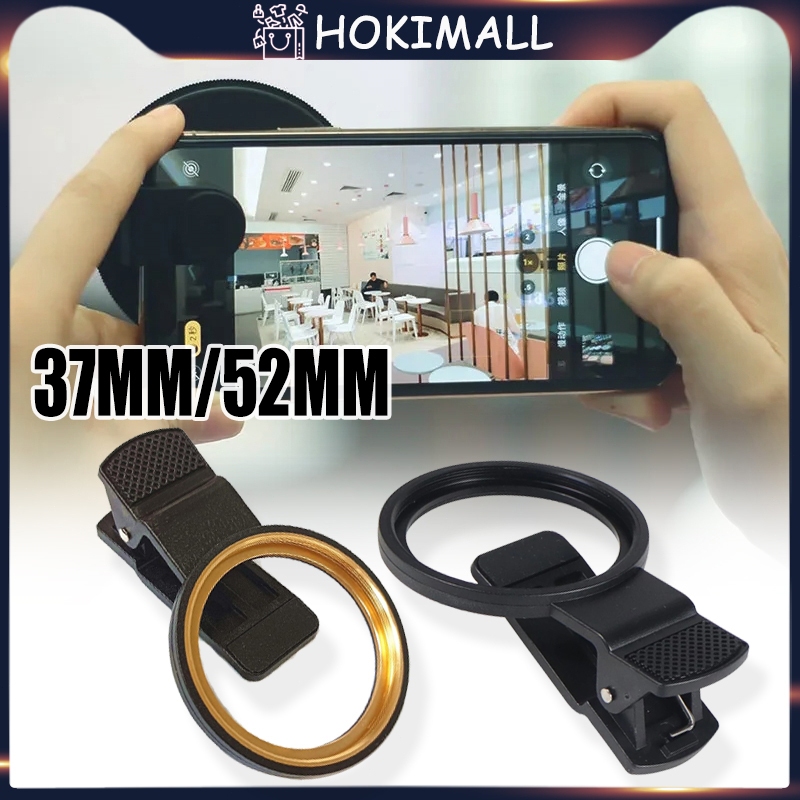 Jual Fliter Adapter 37/52MM UV ND CPL Filter Adapter / Mount Smartphone ...
